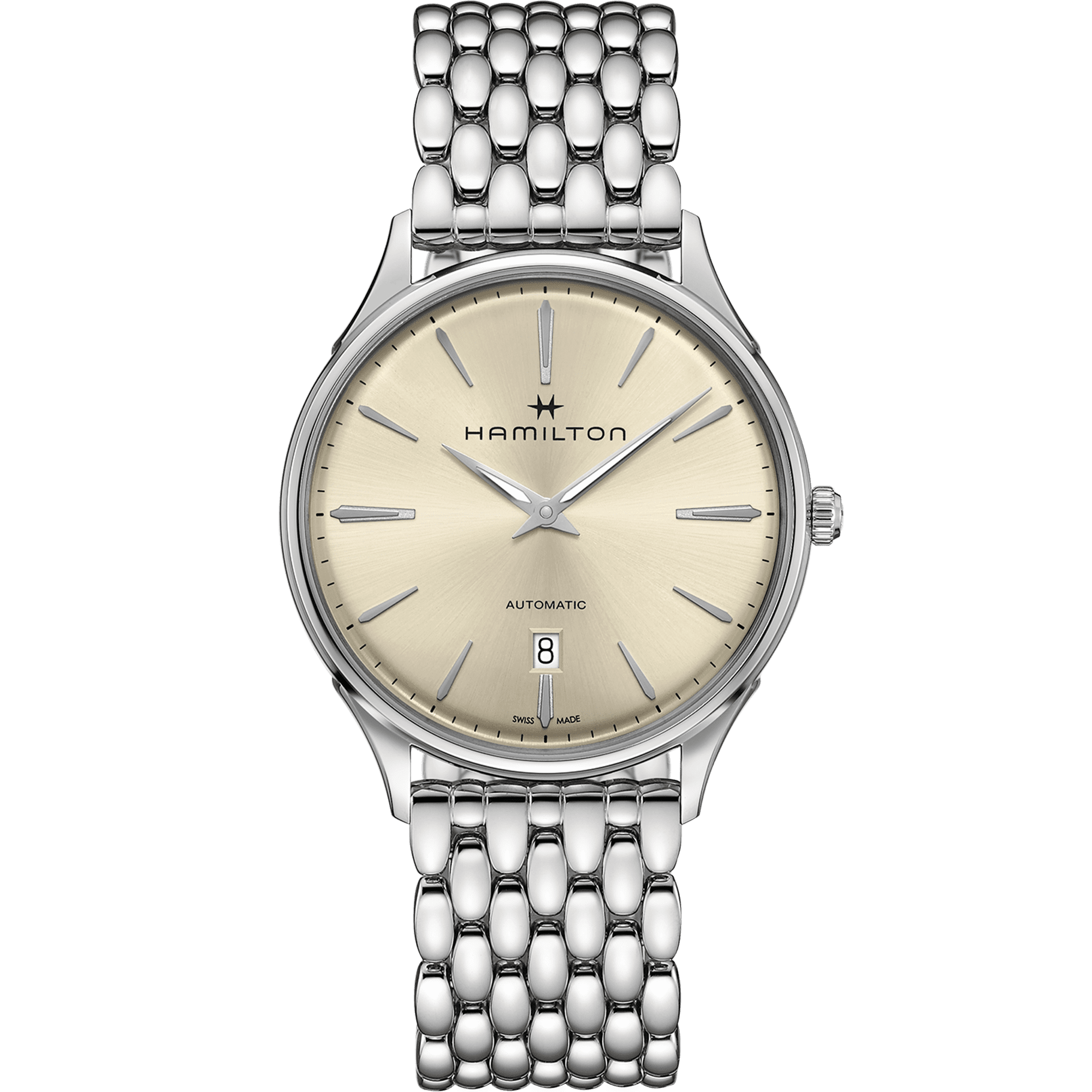 Hamilton Jazzmaster Thinline Automatic Light Tan Dial Men's Watch ...