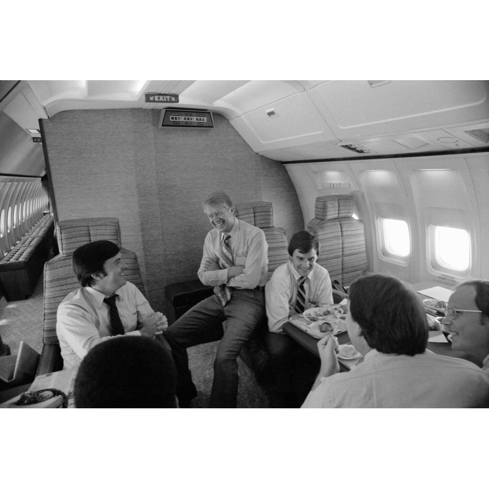 Hamilton Jordan Jimmy Carter And Other White House Staff Aboard Air ...