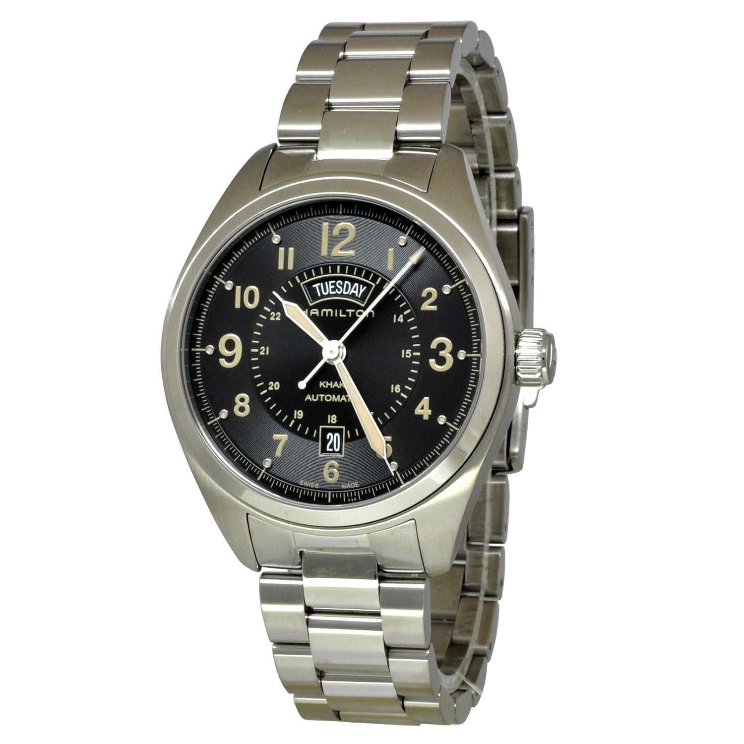 Hamilton Khaki Field Day Date Auto Black Dial Mens Watch H70505933 ...
