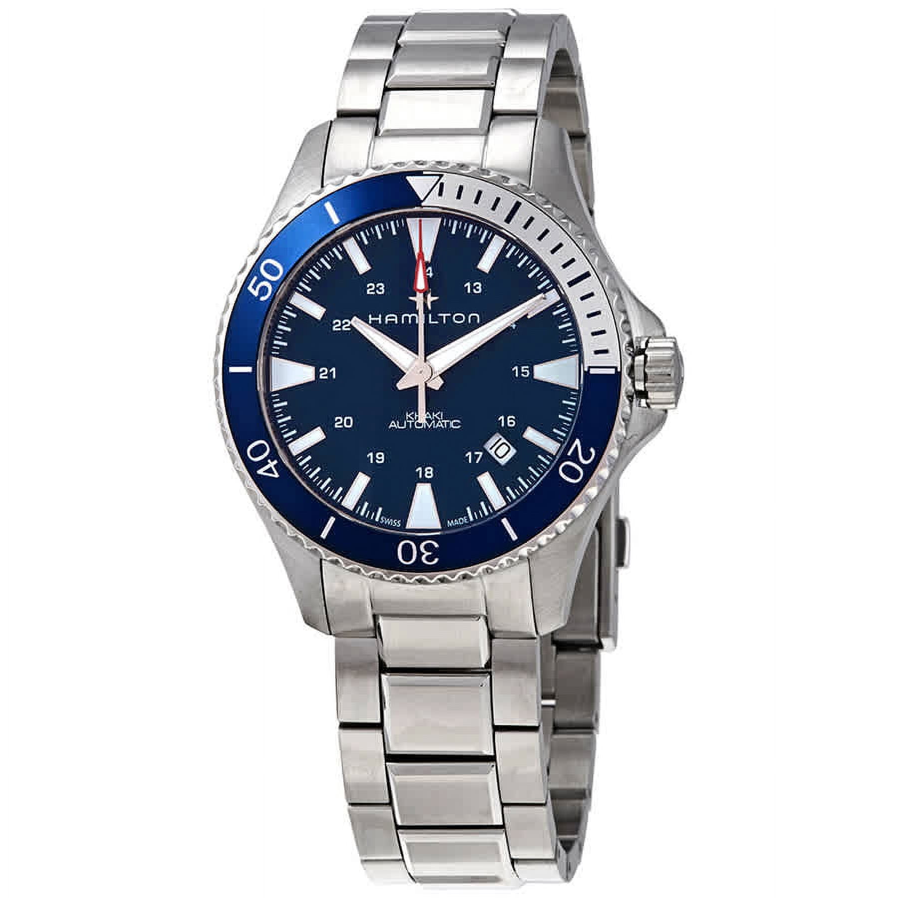 Hamilton Khaki Navy Scuba Automatic Blue Dial Men's Watch H82345141 ...