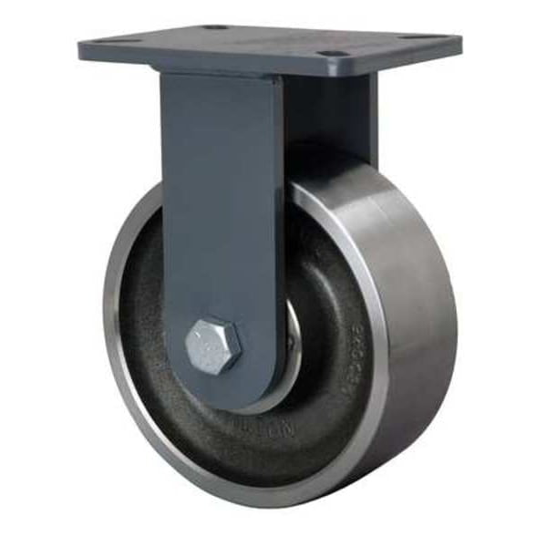 Hamilton Plate Caster,Rigid,Steel,10 1/2"H R-SEC-83FSB - Walmart.com