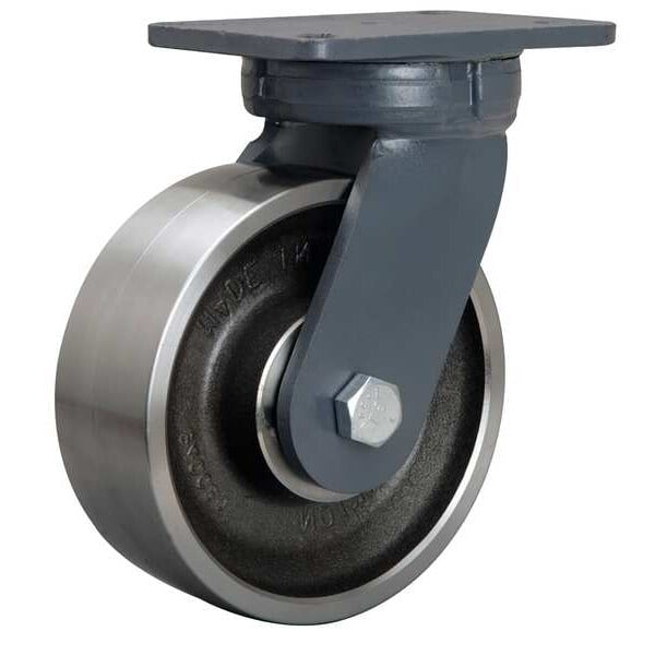 Hamilton Plate Caster,Swivel,Steel,10 1/2"H S-SEC-83FSB - Walmart.com