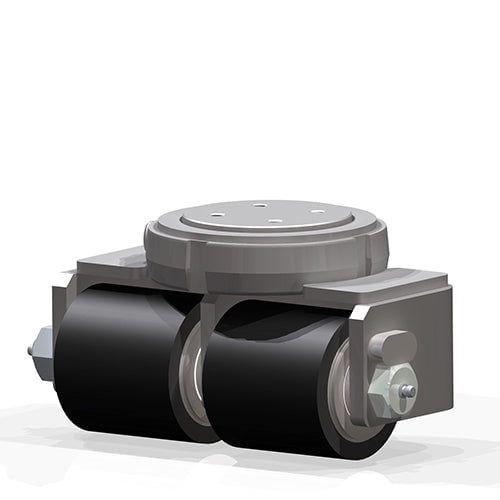 Hamilton Low Profile 2500 lbs. Load Capacity Swivel Caster - Dual Wheel ...