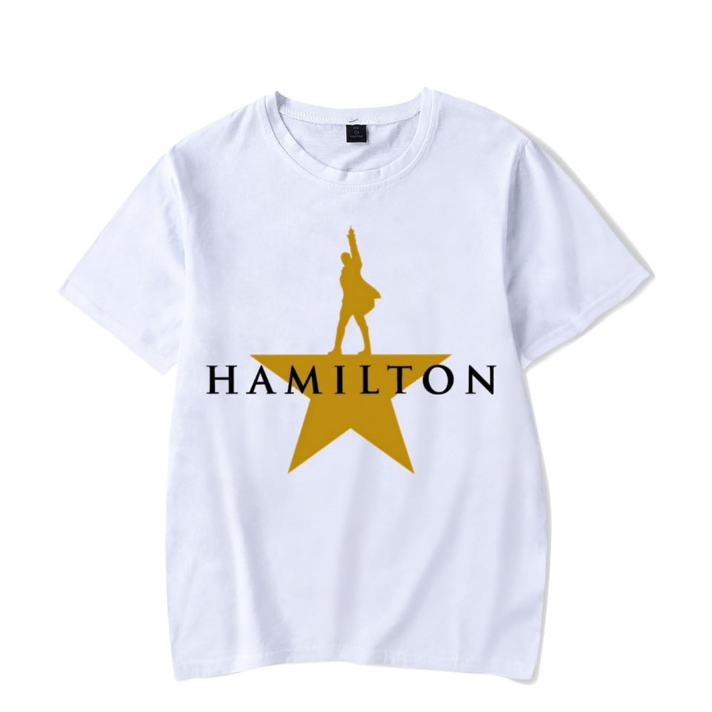 Hamilton Merch T-Shirt Summer Unisex Fashion Short Sleeve Tshirt Tee ...