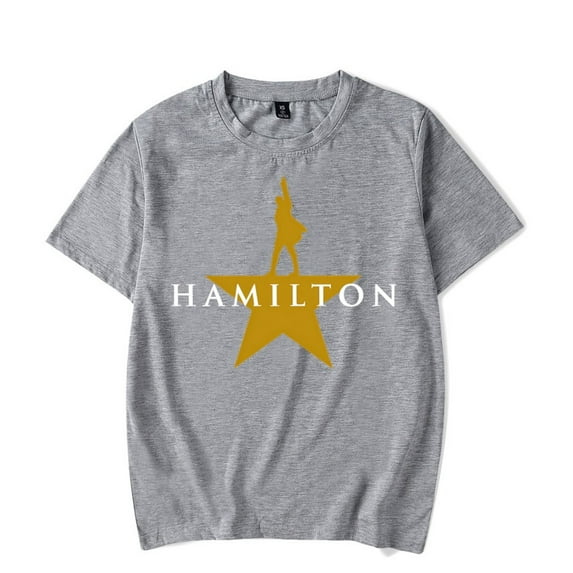 Hamilton Merch T-Shirt Summer Unisex Fashion Short Sleeve Tshirt Tee ...