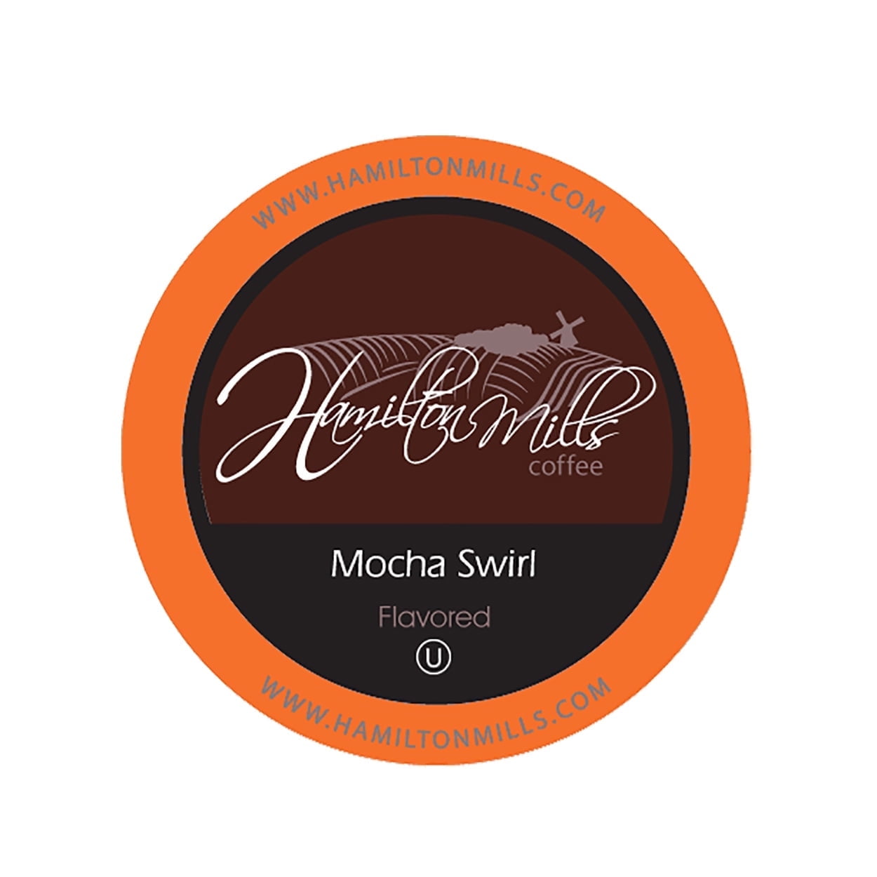 Hamilton Mills Premium Mocha Swirl Coffee Pods Compatible with Single ...