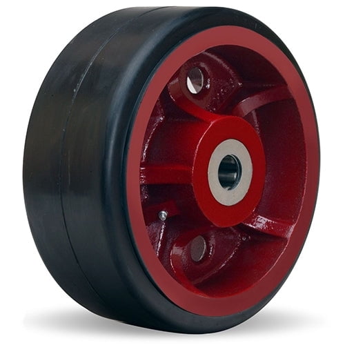Hamilton Mold-on Rubber (70A) on Cast Iron Wheel W-1250-RL-2-7/16 - 12 ...