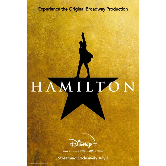 Hamilton Movie Poster Glossy High Quality Print Photo Art Lin-Manuel ...