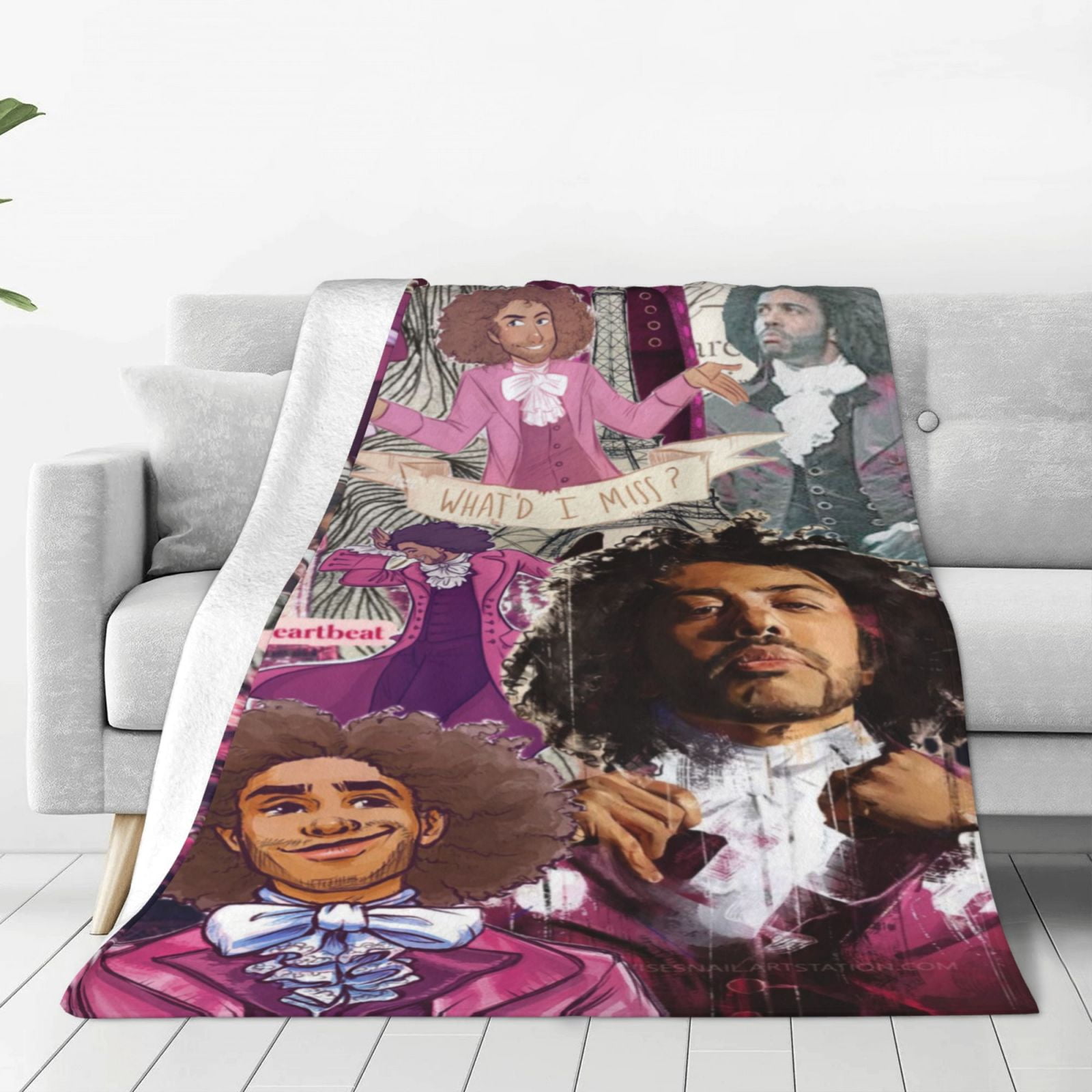 Hamilton The Musical Blanket Anime Soft Micro Fleece Blanket All Season ...