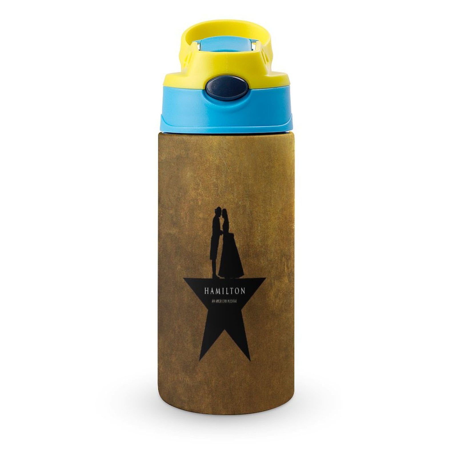 Hamilton The Musical Kids Water Bottle with Silicone Straw And Spill ...