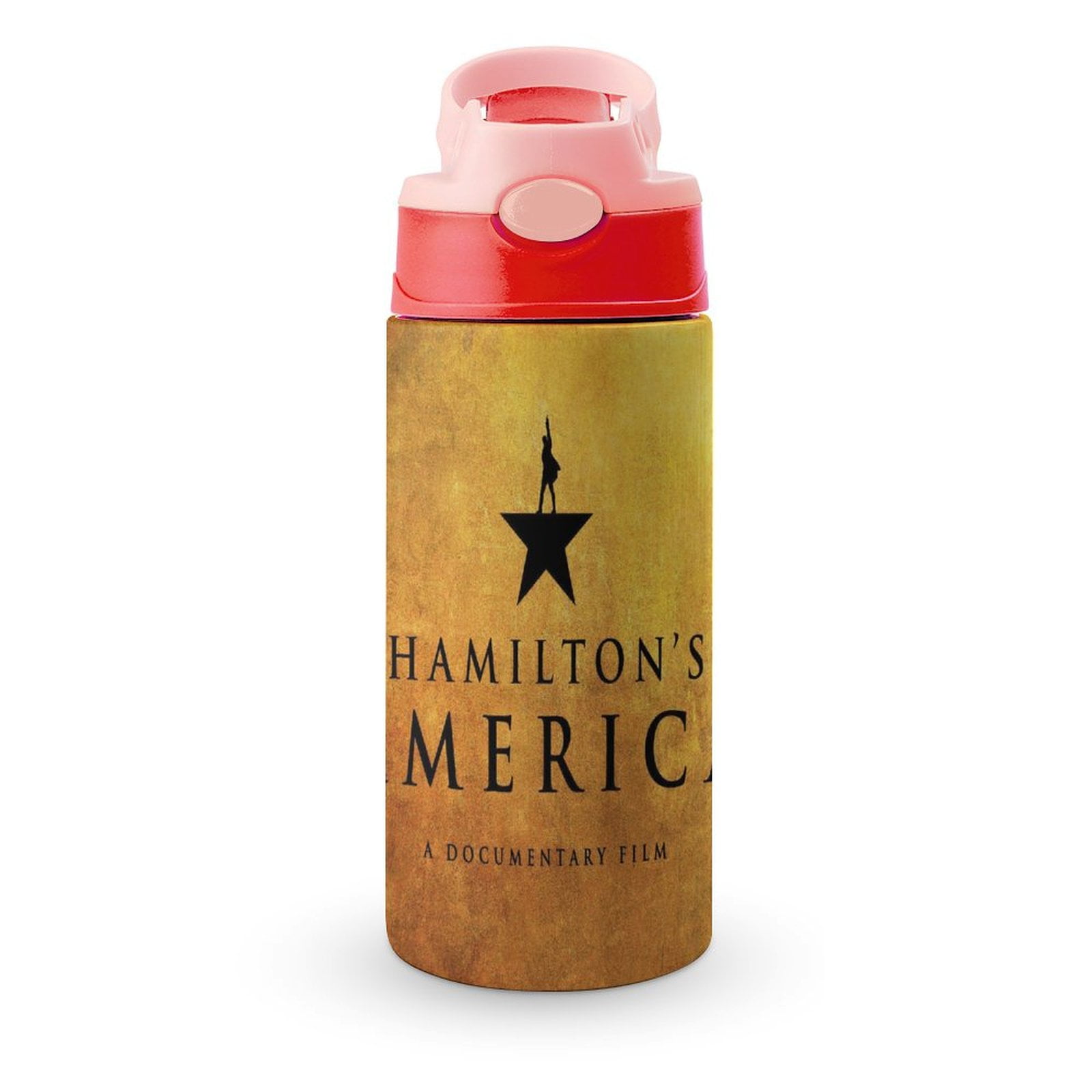 Hamilton The Musical Kids Water Bottle with Silicone Straw And Spill ...