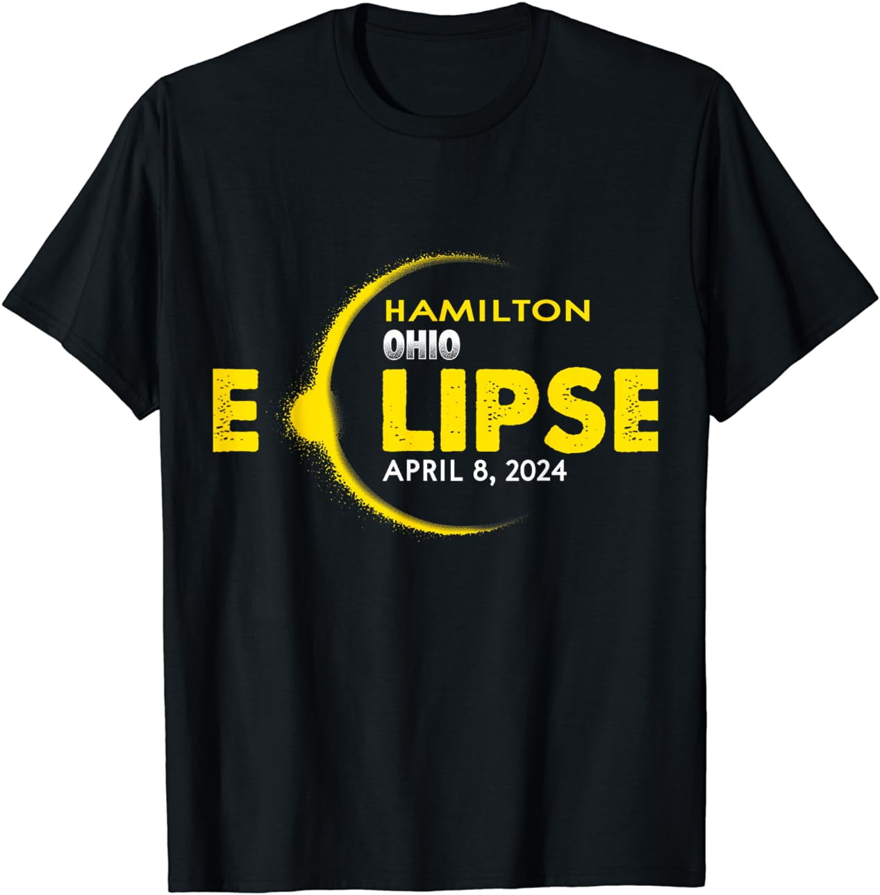 Hamilton Ohio Total Solar Eclipse 2024 T-Shirt - Walmart.com