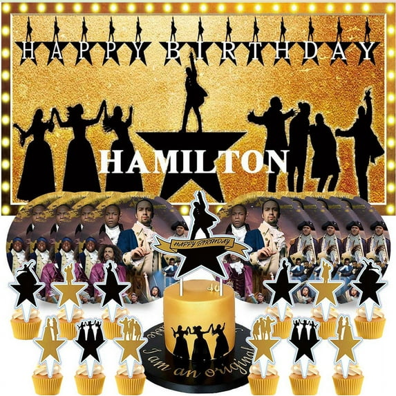 Hamilton Party Decorations Plates Birthday Supplies Decor Banner ...