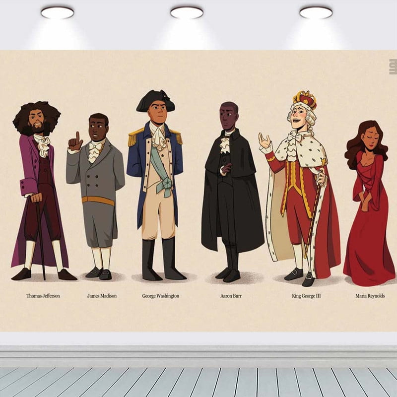 Hamilton Party Supplies Background Backdrop Taspestry Banner Poster ...