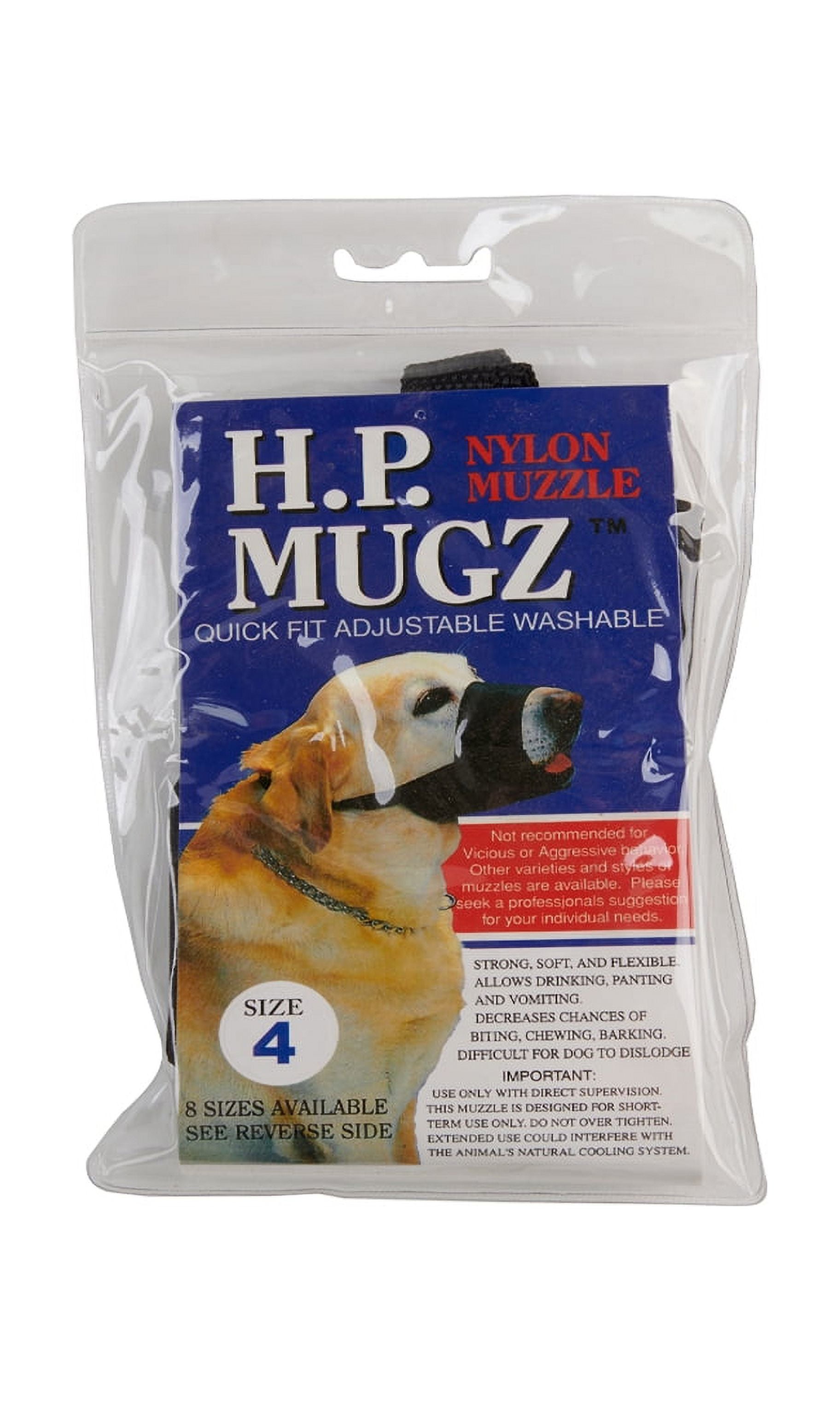 Hamilton Pet Company-Soft Dog Muzzle- Black 9.5-10 In - Walmart.com