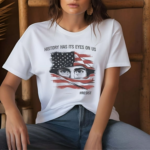 Hamilton Quote Eyes Graphic , History Has I Eyes On Us S1Hirt, #Resist ...