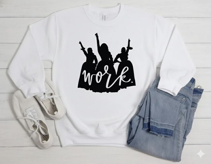 Hamilton Rise Up Work Sweatshirt, History Inspired Empowerment Graphic ...