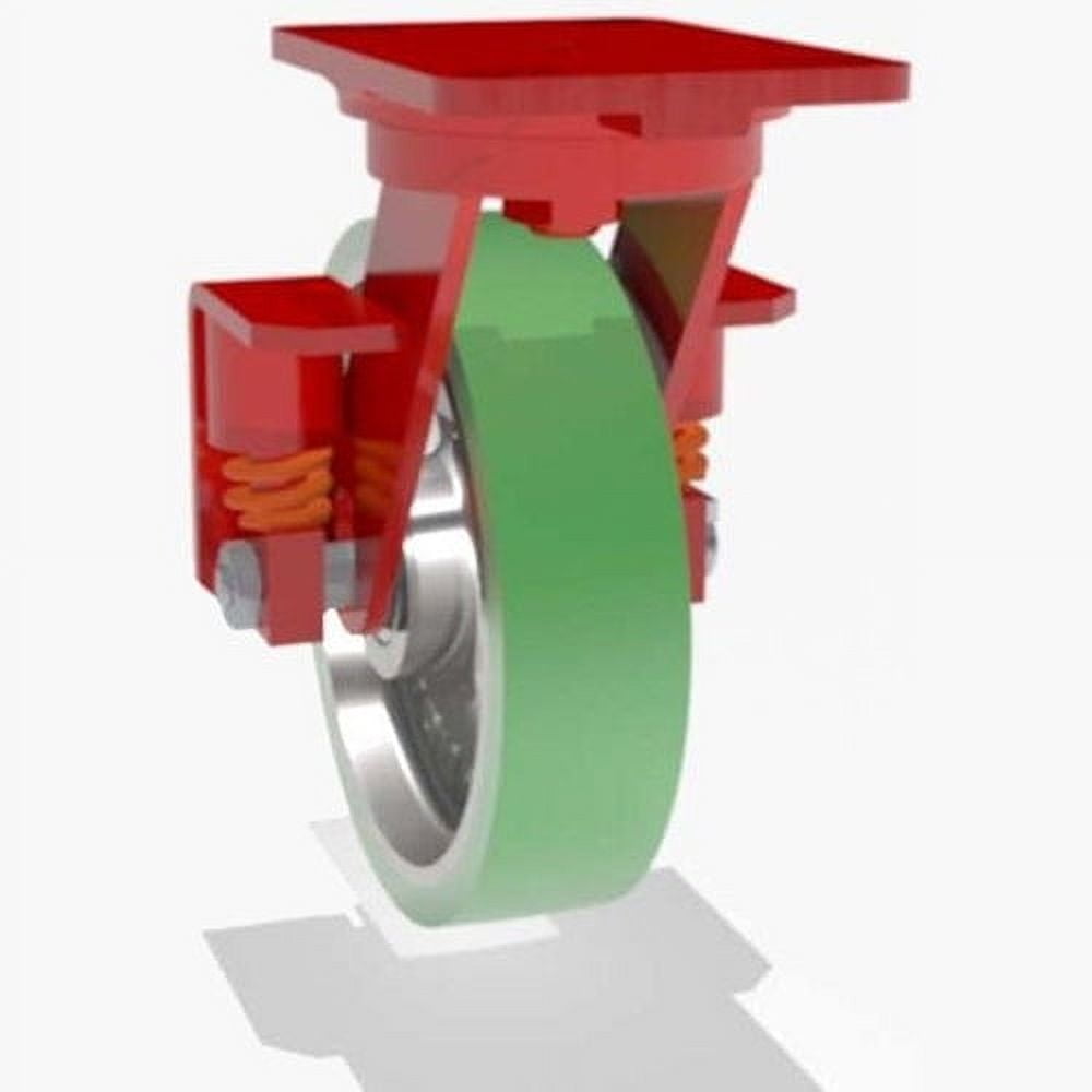 Hamilton S-SPHS-8DB-2 Spring Loaded Swivel Caster - 8"x2" Duralast ...