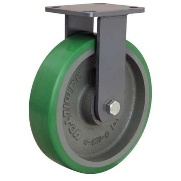 Hamilton Plate Caster,Rigid,Polyurethane,9 1/2"H R-WH-8DB - Walmart.com