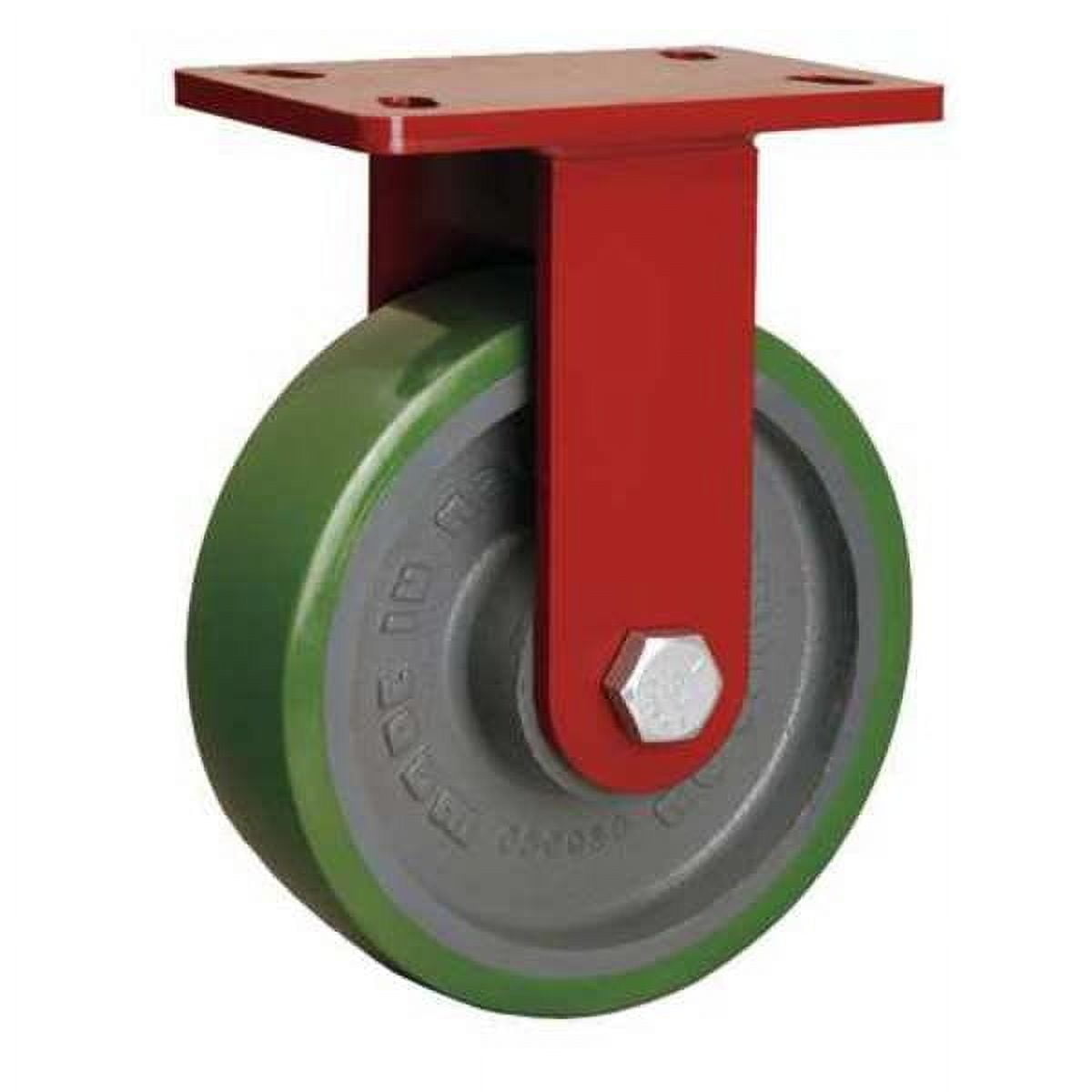 Hamilton Plate Caster,Rigid,Polyurethane,10 1/4"H R-FM-8DB - Walmart.com