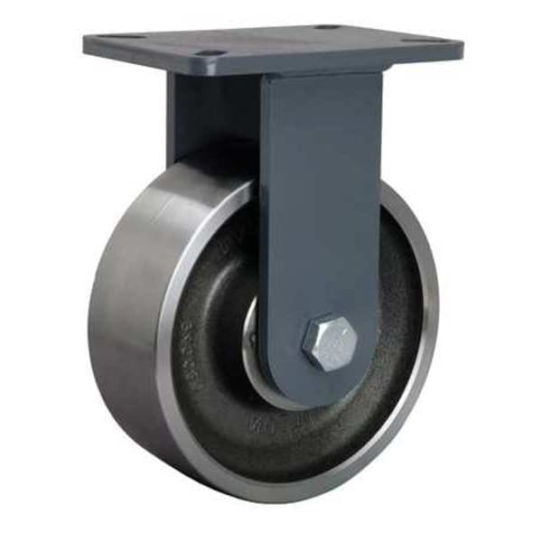 Hamilton Plate Caster,Rigid,Steel,10 1/2"H R-CH-83FSB - Walmart.com