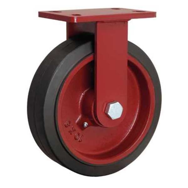 Hamilton Plate Caster,Rigid,Rubber,11 1/2"H R-FM-10RB - Walmart.com