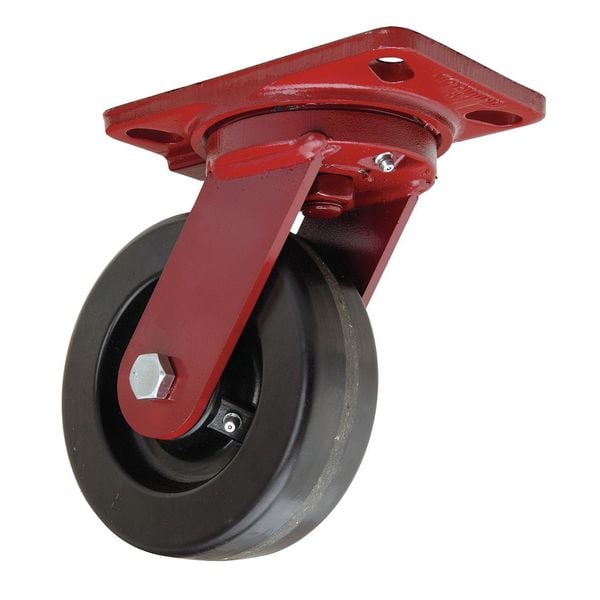 Hamilton Plate Caster,Swivel,Phenolic,7 3/4"H S-HS-6P - Walmart.com