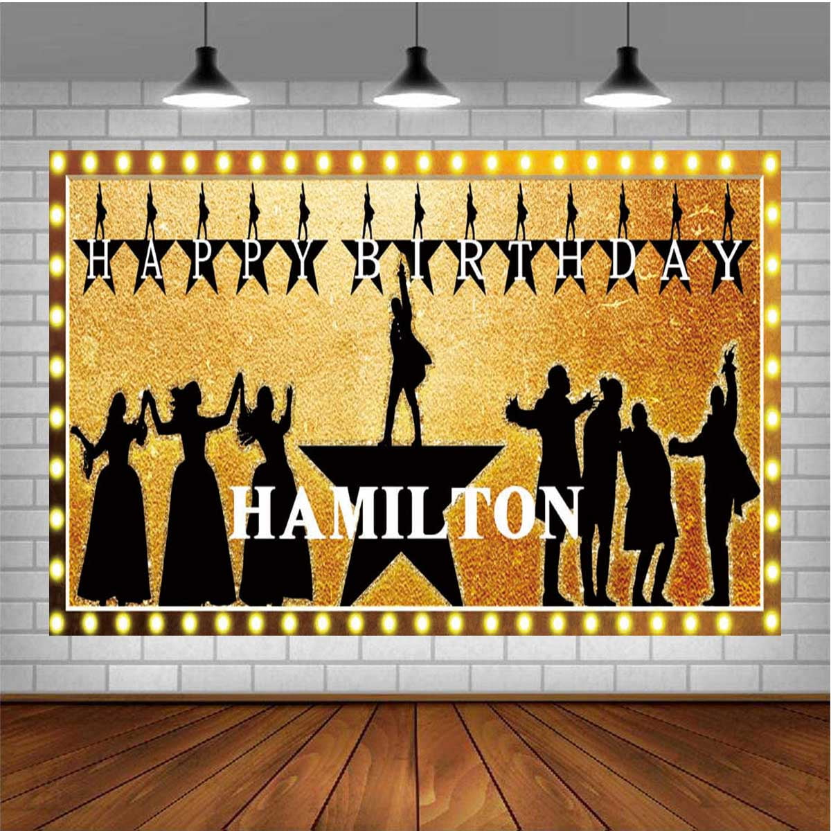 Hamilton Post Wall Decor Birthday Banner Backdrop Background Party ...
