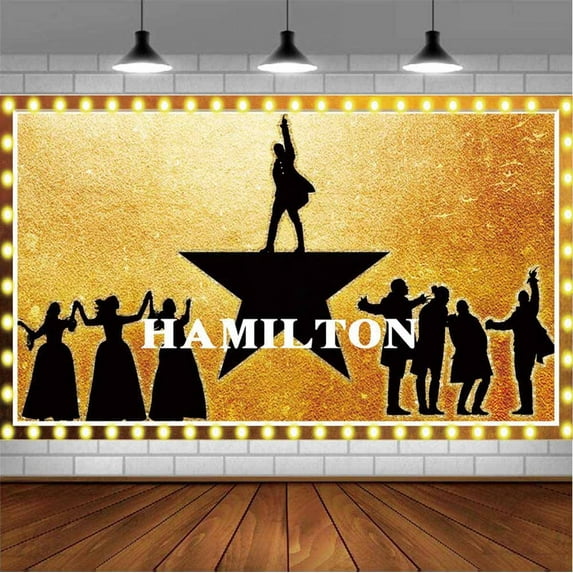 Hamilton Taspestry Wall Decor Background Banner Birthday Backdrop Party ...