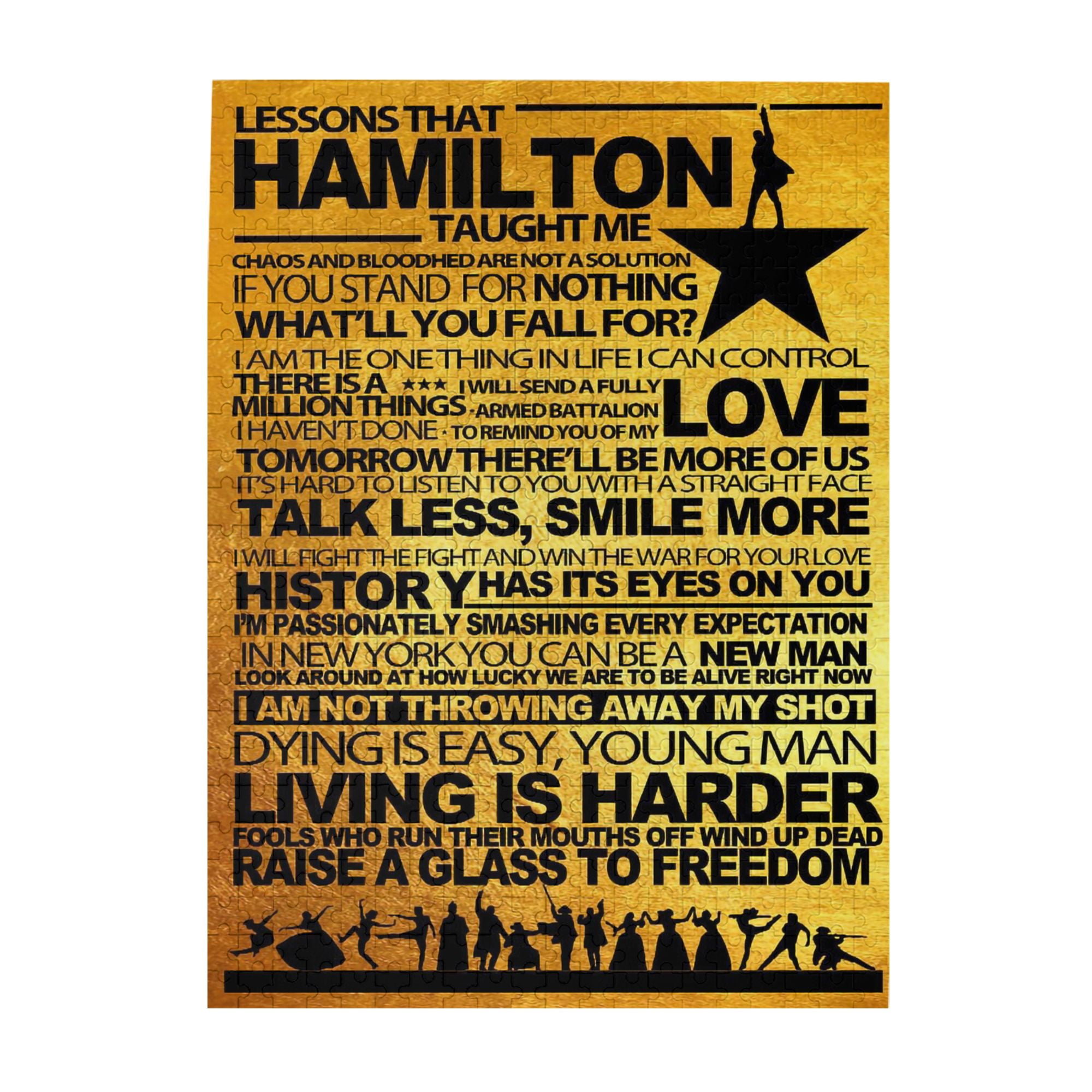 Hamilton Taught Me Puzzle, Library Decor, Classroom Decor, Reading ...
