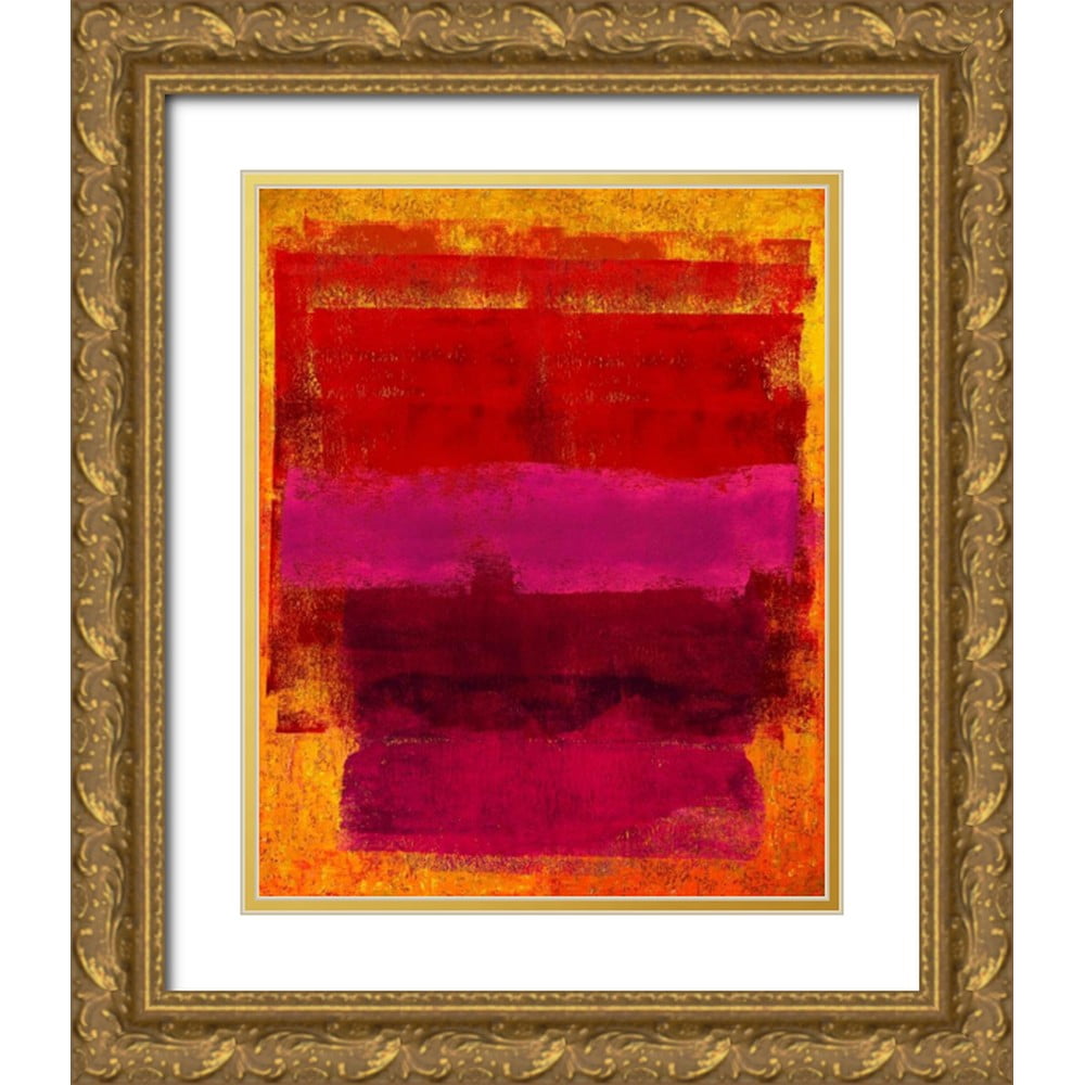 Hamilton, Taylor 12x14 Gold Ornate Wood Framed with Double Matting ...