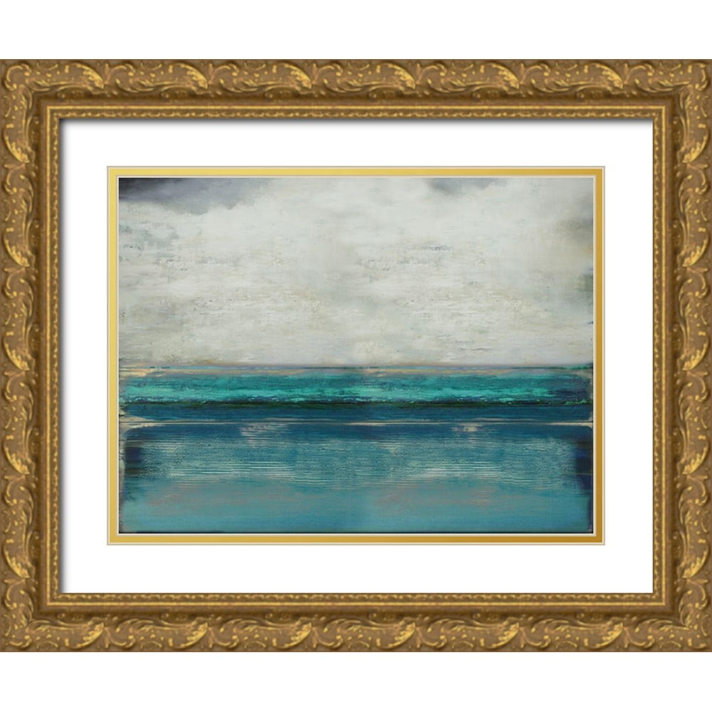Hamilton, Taylor 18x15 Gold Ornate Wood Framed with Double Matting Museum Art Print Titled ...