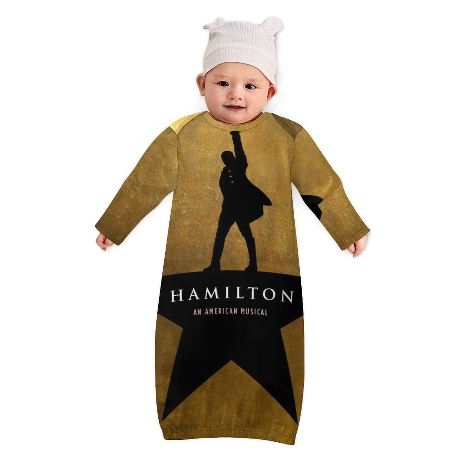 Hamilton The Musical Baby Boy And Girls Sleeper Gown Newborn to Infant ...