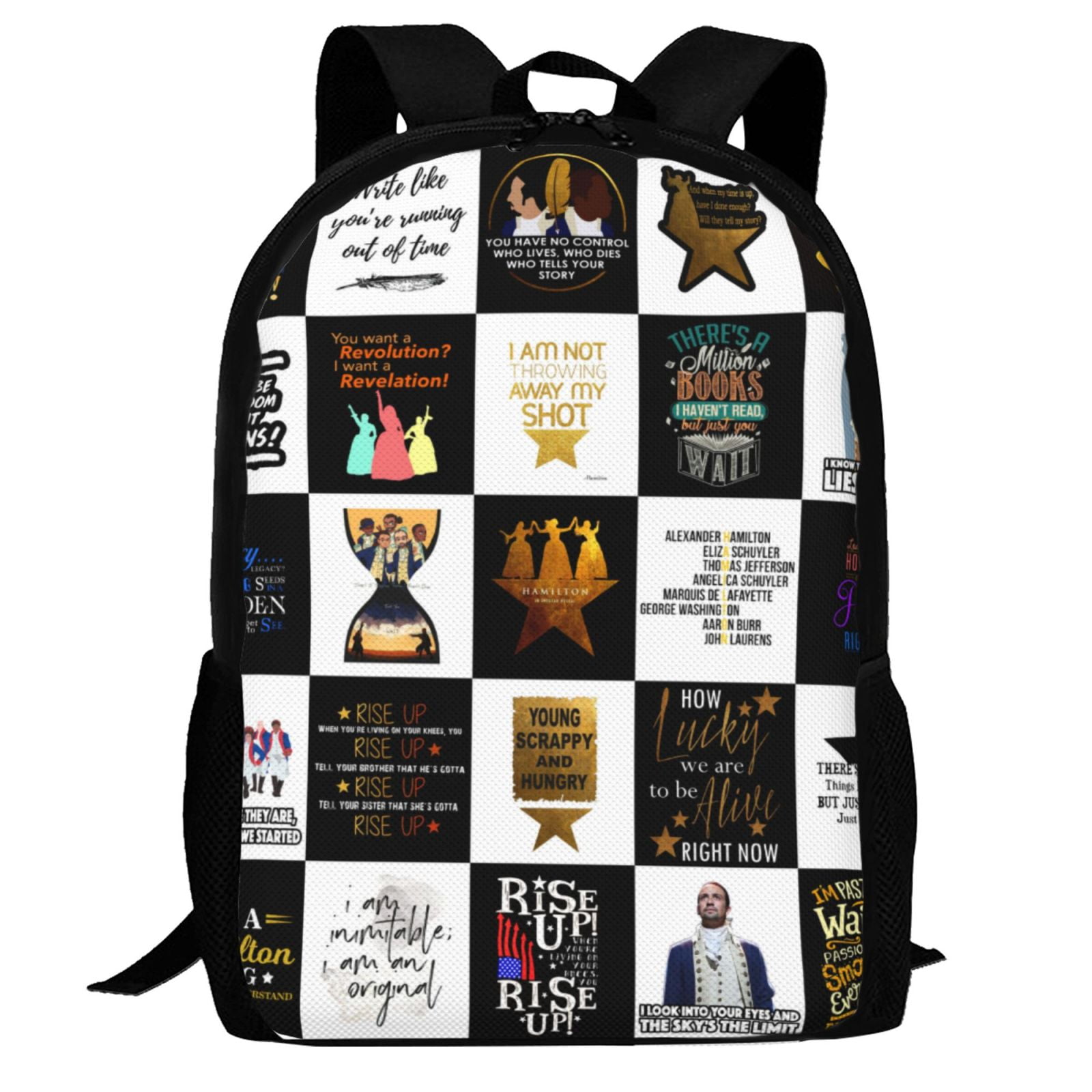 Hamilton The Musical Backpack,3d Print Laptop Backpack Lightweight ...