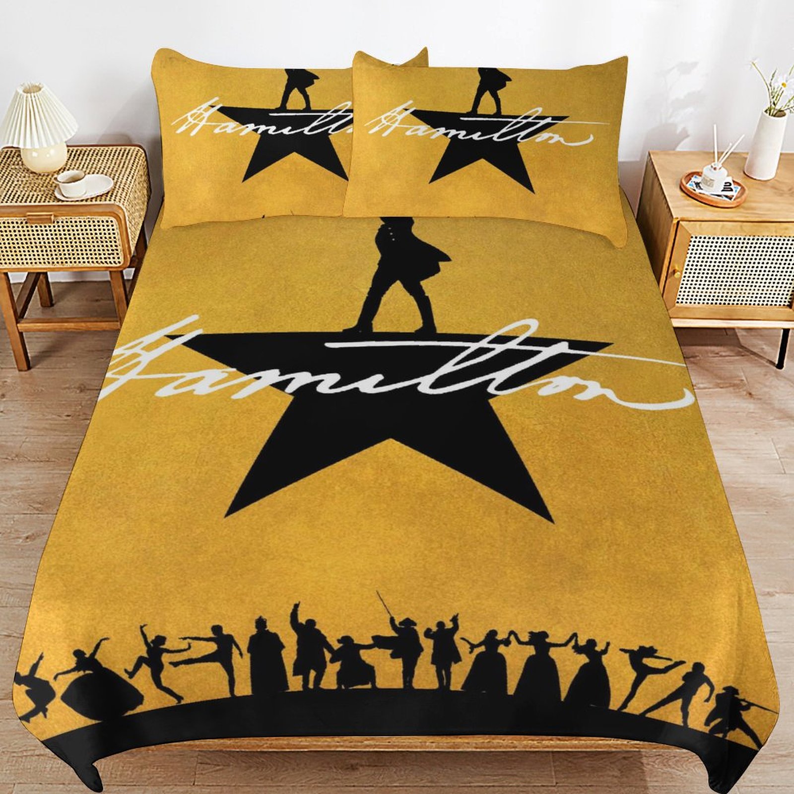 Hamilton The Musical Bed Duvet Cover Microfiber Bedding Sets 3D Printed ...