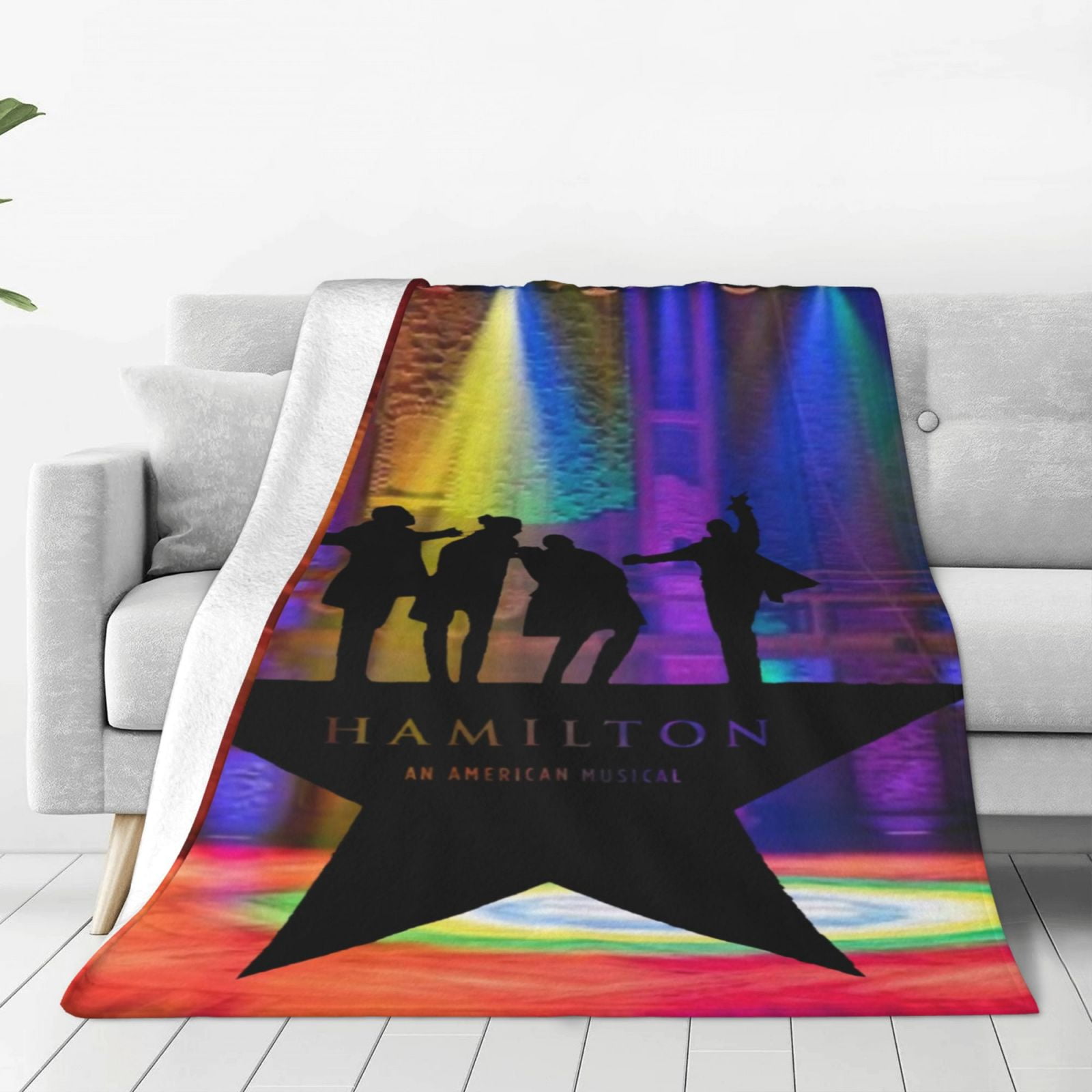 Hamilton The Musical Blanket Anime Soft Micro Fleece Blanket All Season ...