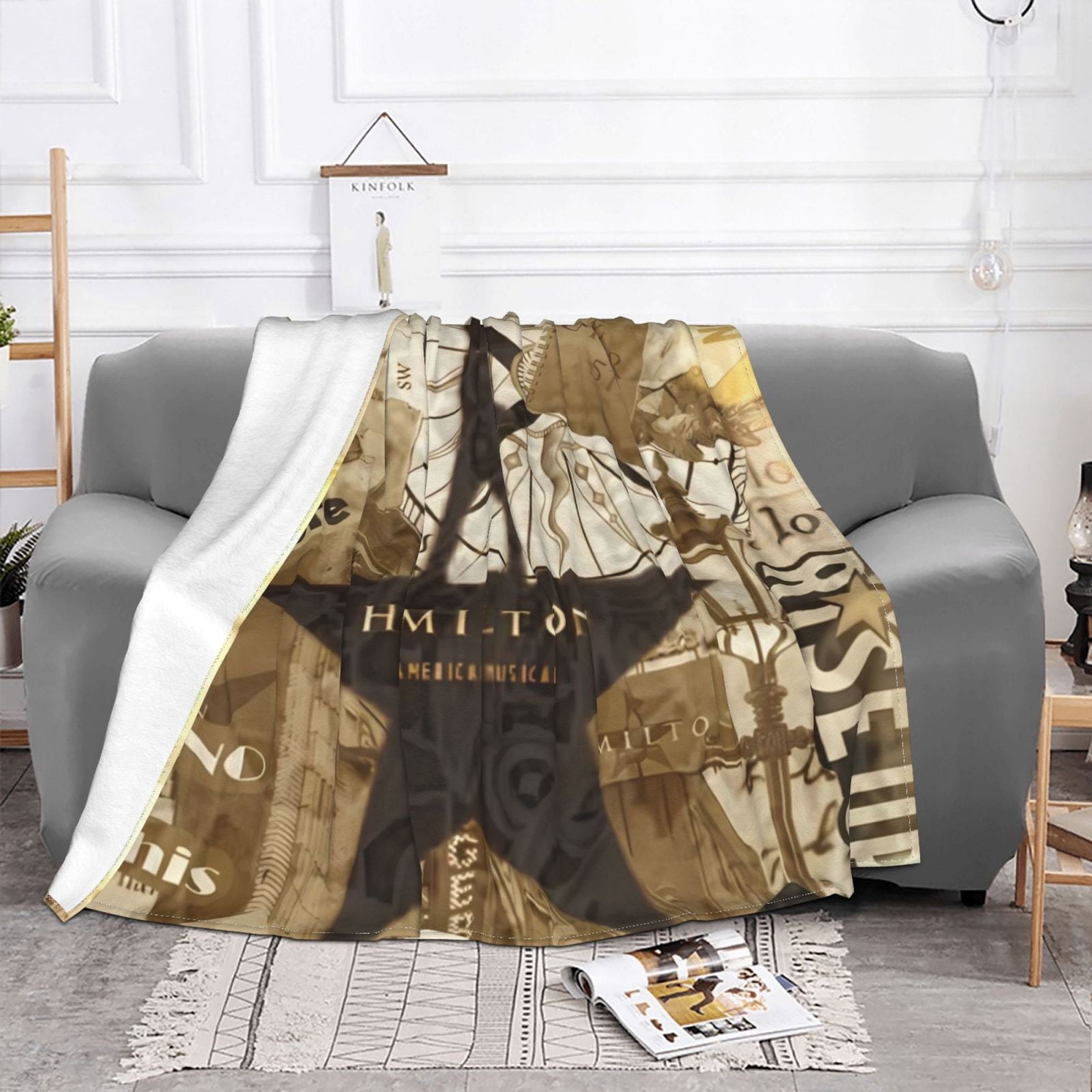 Hamilton-The-Musical Blanket, Ultra Soft Throw Blankets, Comfy Flannel ...