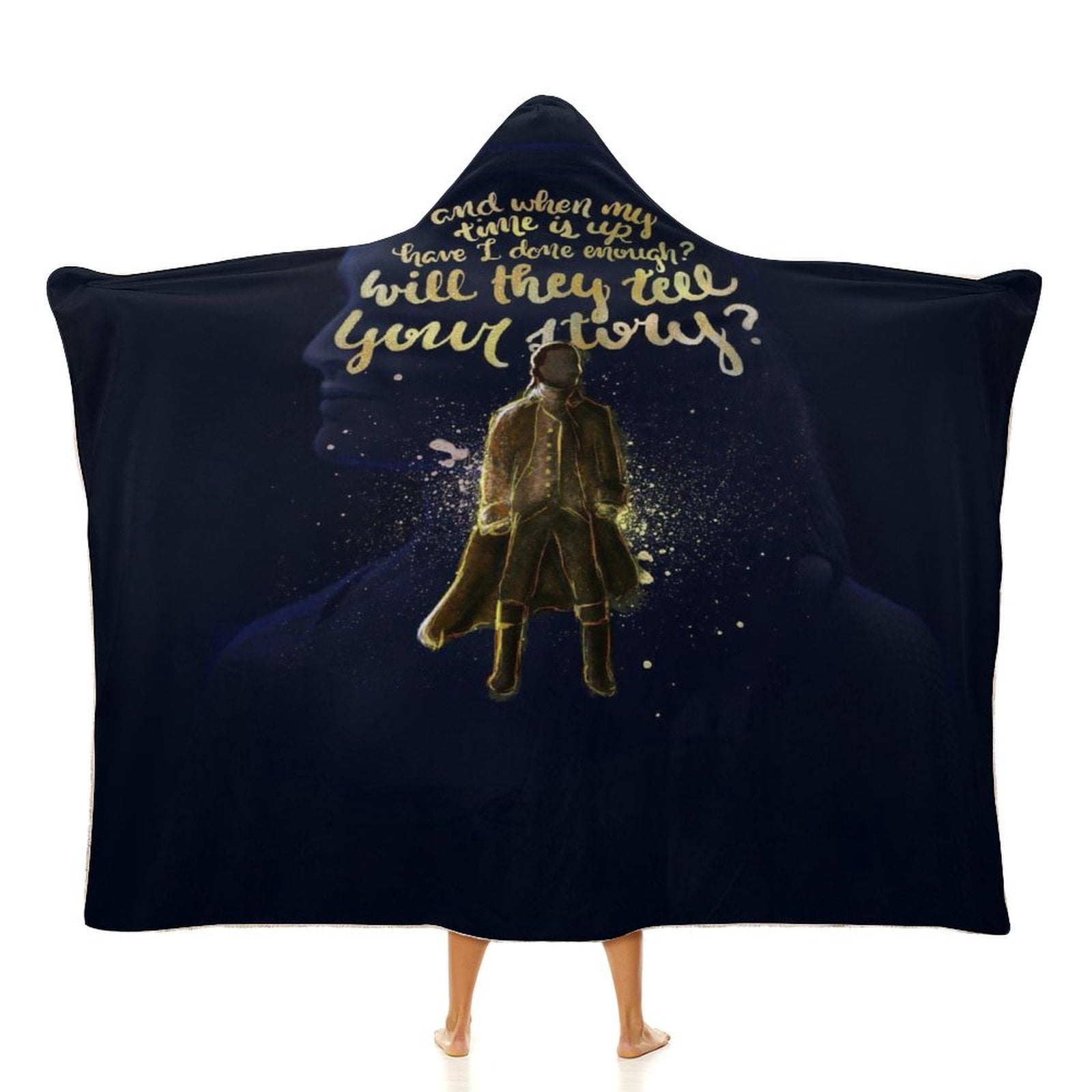 Hamilton The Musical Blanket Wearable Cartoon Cosplay Hoodie Throw ...