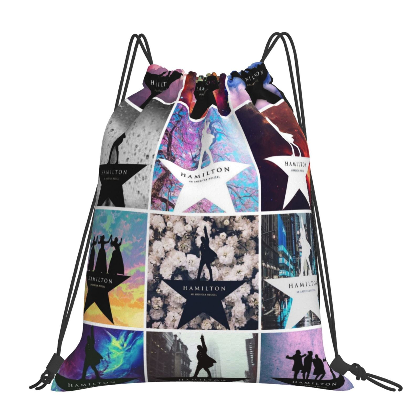 Hamilton The Musical Drawstring Backpack Sport Gym Bag For Yoga ...