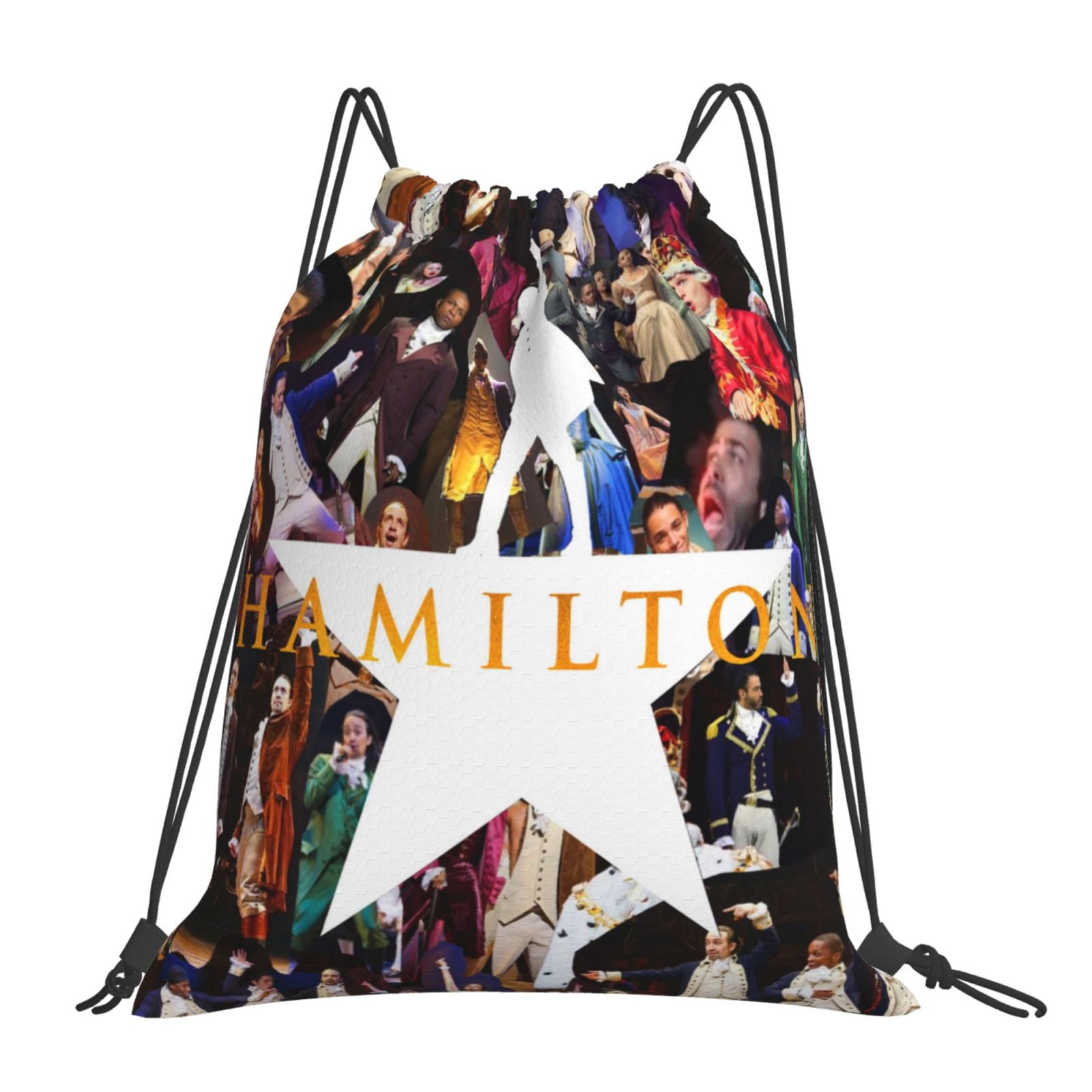 Hamilton The Musical Drawstring Backpack Sport Gym Bag For Yoga ...