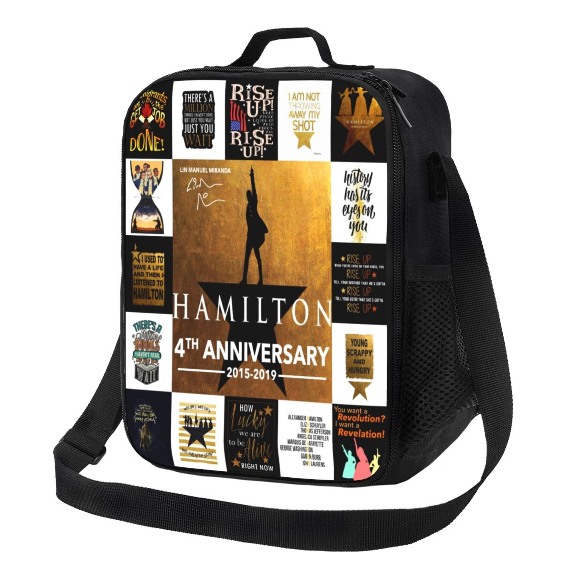 Hamilton The Musical Lunch Bag Lunch Box Lightweight Durable Lunch Tote ...