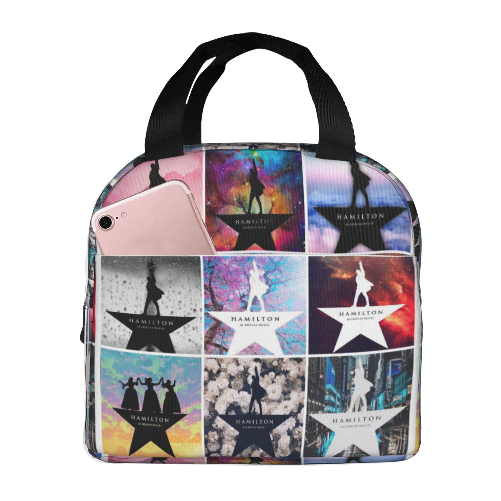 Hamilton The Musical Lunch Bag Tote Bag Insulated Lunch Box Picnic ...