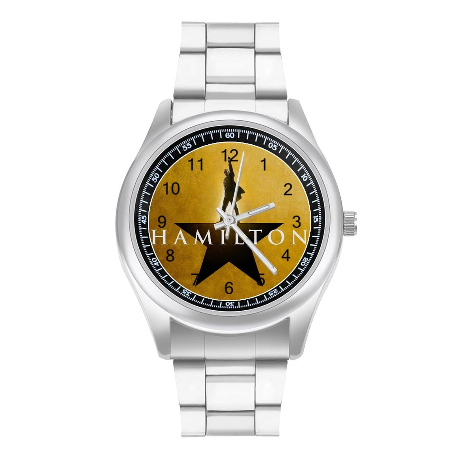 Hamilton The Musical Men's Watches Arabic Numerals Easy Reader Classic ...