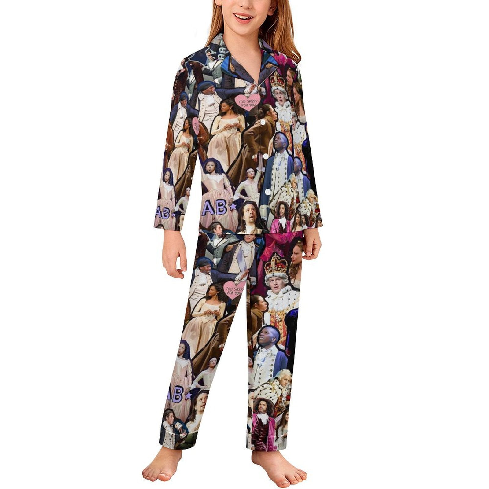Hamilton The Musical Pajamas Set Boys Girls Pjs Long Sleeve 2 Piece ...
