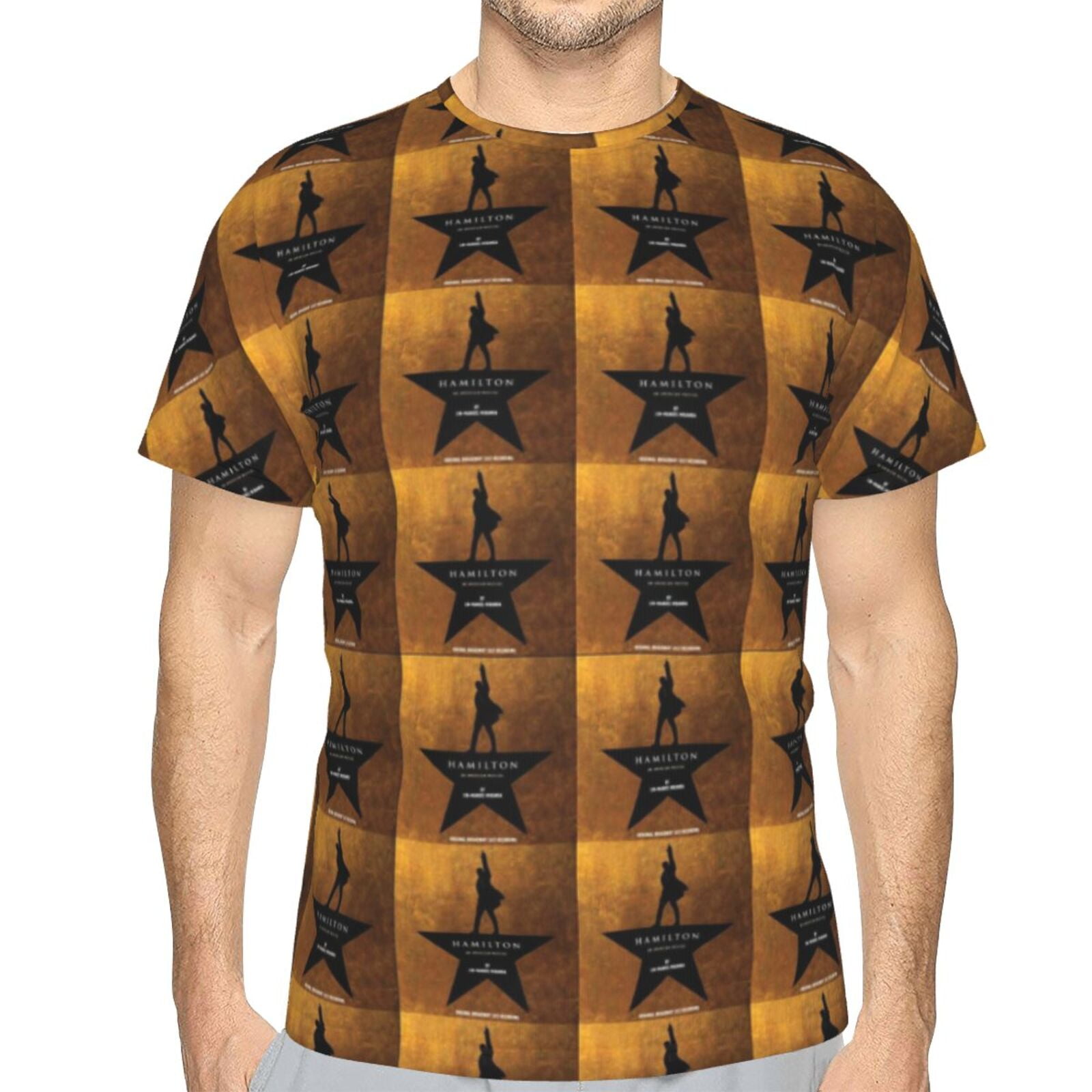 Hamilton The Musical Shirt 3d Printed T Shirt Crewneck Short Sleeve Top ...