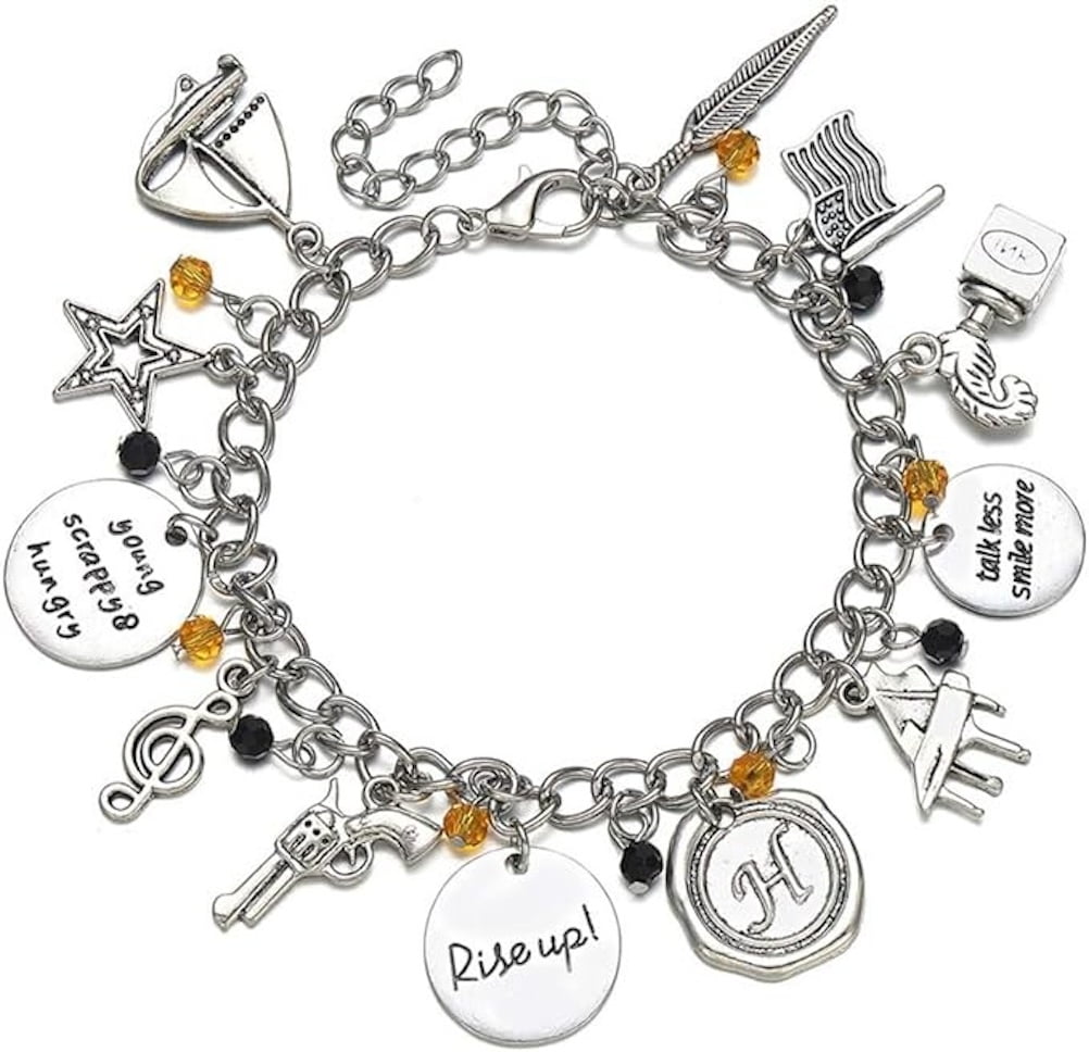Hamilton The Musical Themed Charms Metal Novelty Charm Bracelet ...
