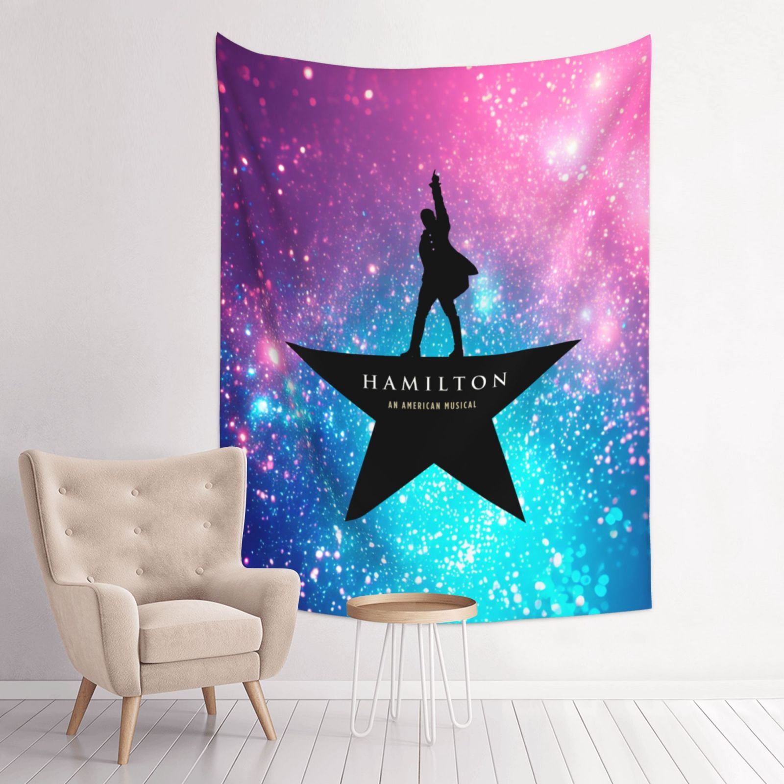 Hamilton The Musical Wall Tapestry Cartoon Poster for Bedroom ...