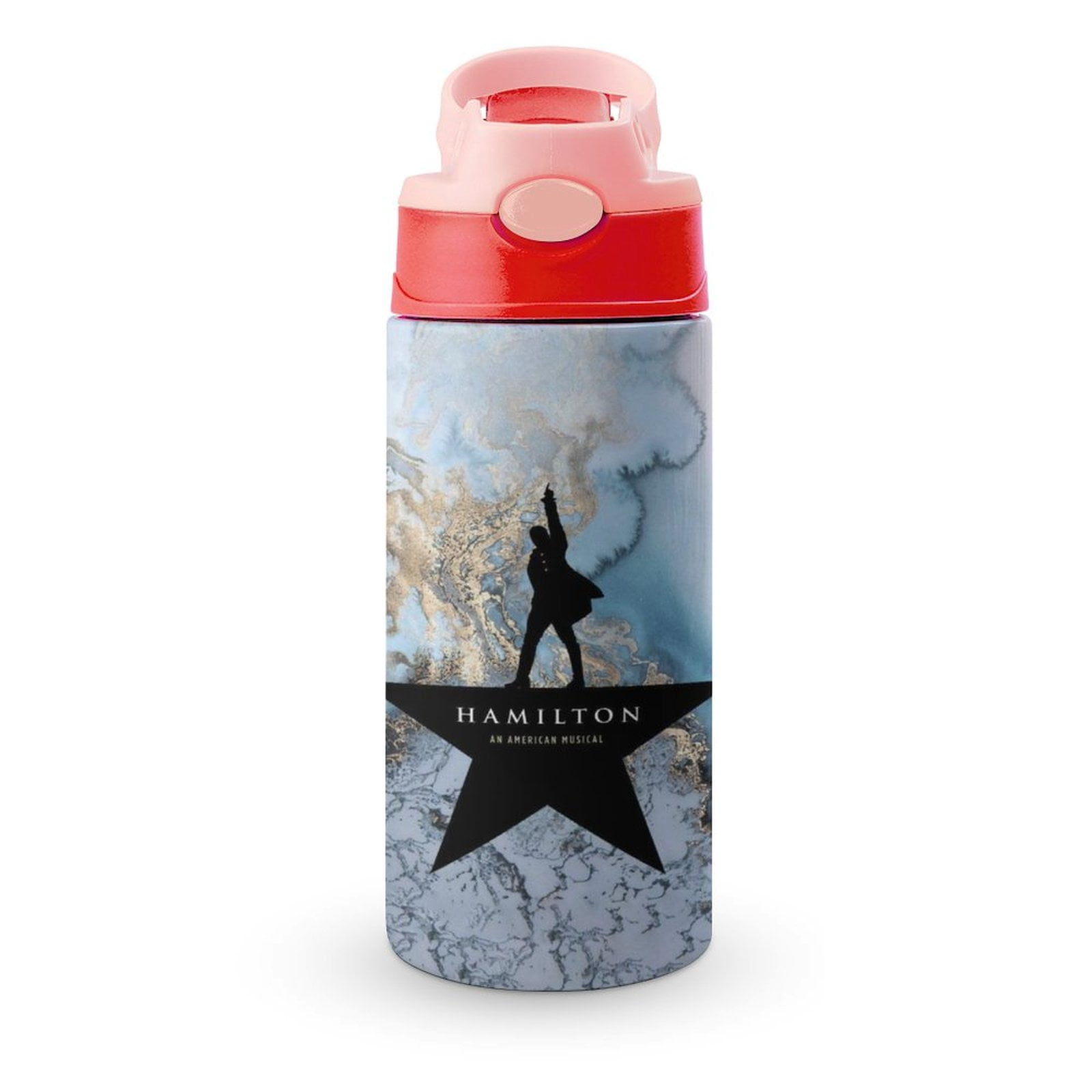 Hamilton The Musical Water Bottle with Straw Vacuum Insulated Stainless ...