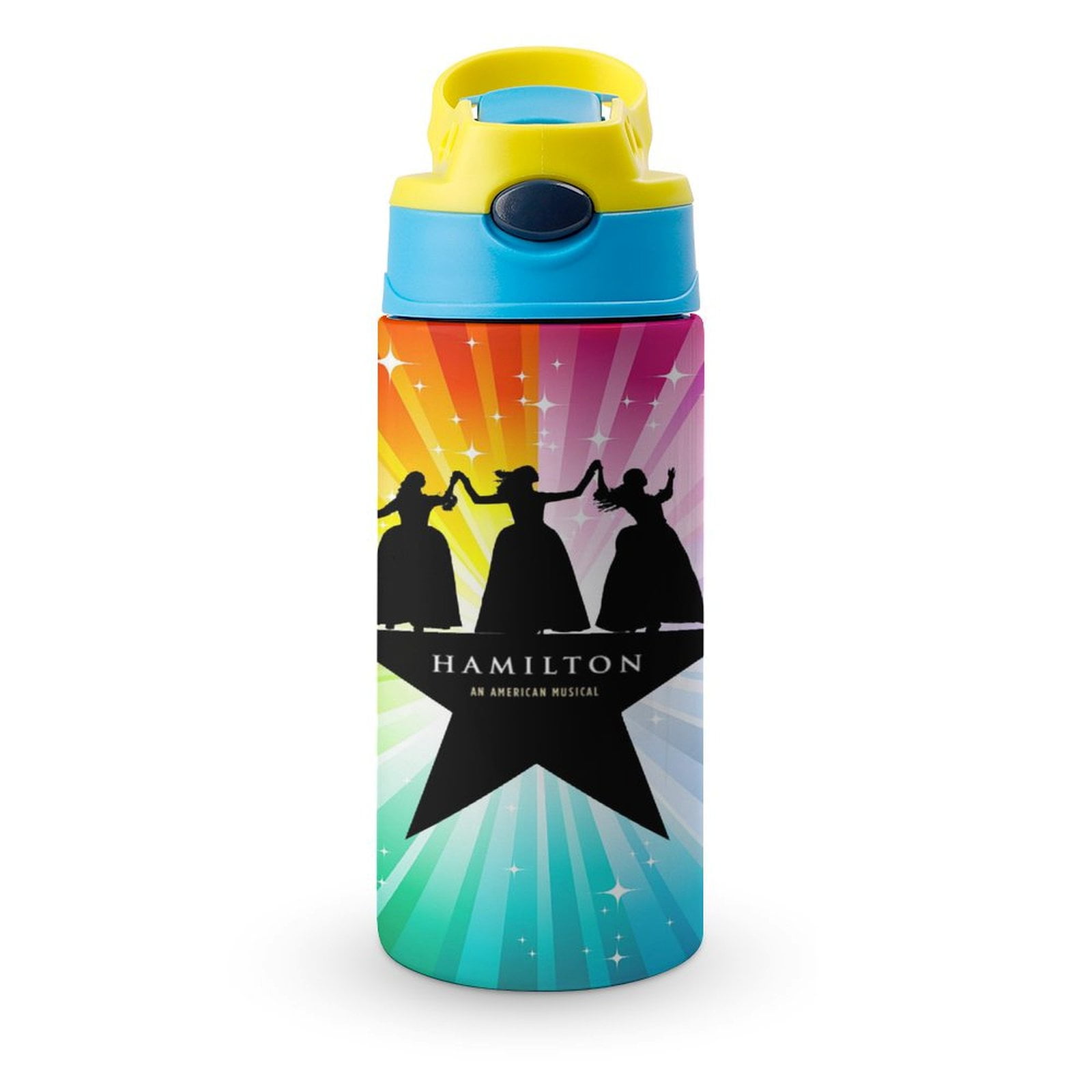 Hamilton The Musical Water Bottle with Straw Vacuum Insulated Stainless ...