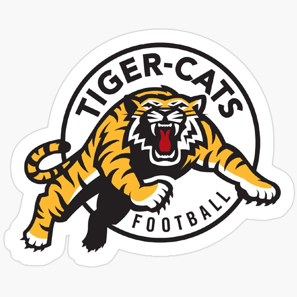 Hamilton Tiger Cats Cfl Logo Sticker Phone Decal Water Bottle Stickers ...